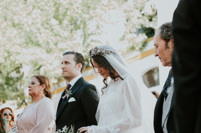 La romántica boda española de Elena y Felipe en Badajoz